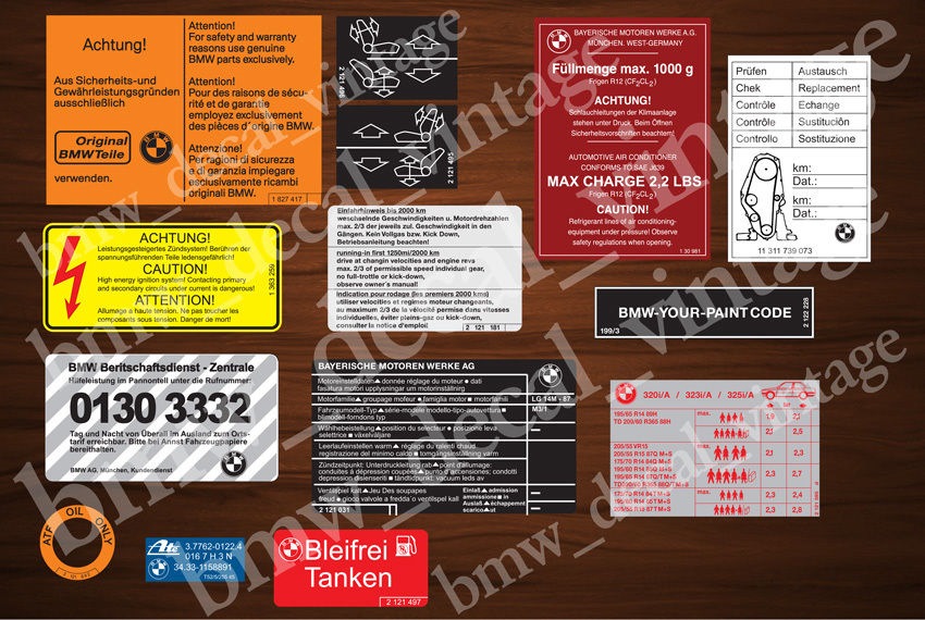 Стикеры! — BMW 3 series Coupe (E30), 2 л, 1988 года | аксессуары | DRIVE2