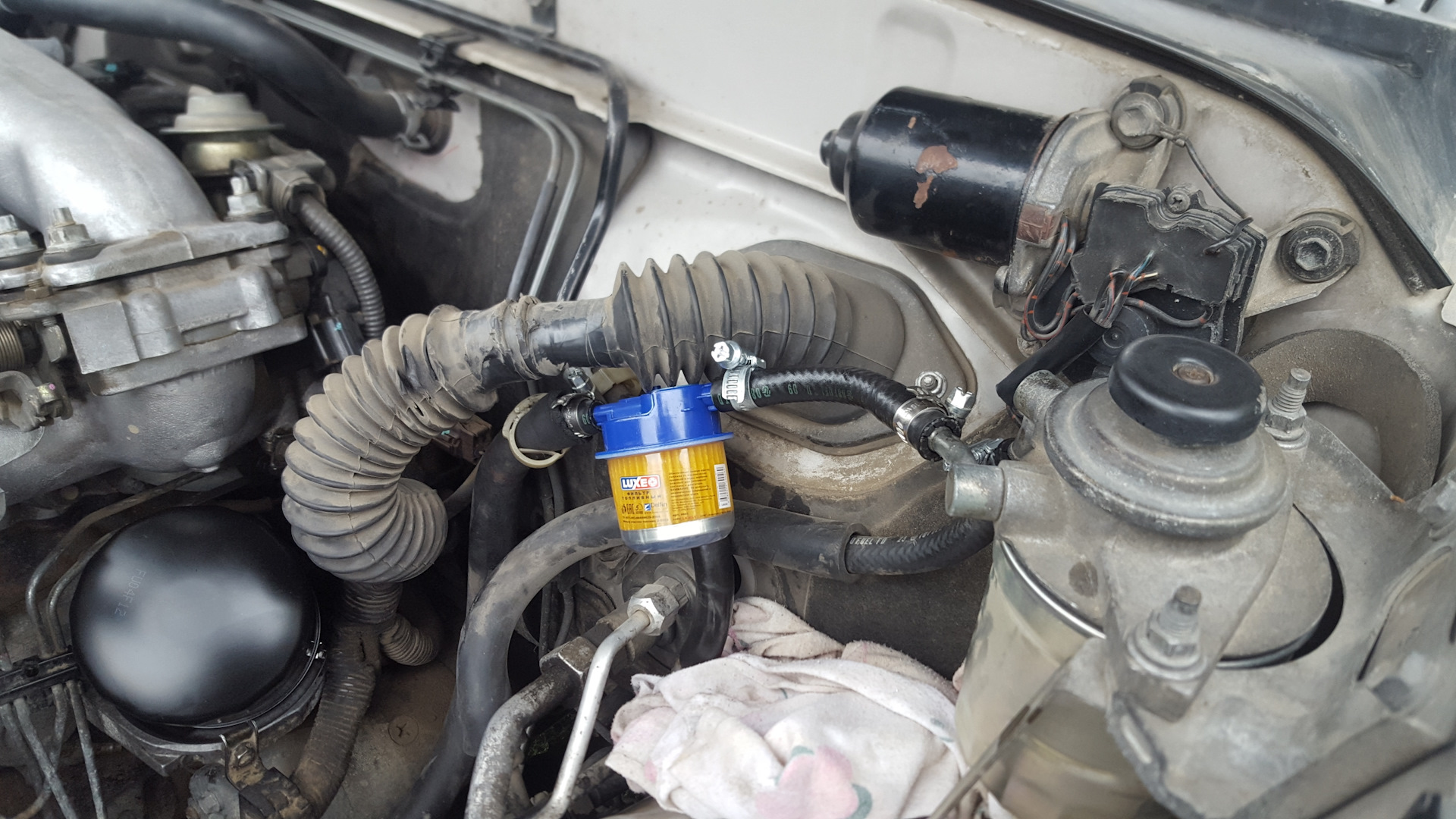 Дополнительный фильтр в KZ — Toyota Hilux Surf (3G), 3 л, 1998 года ...
