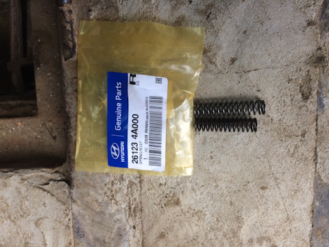 261234A000 Пружина подвески KIA HYUNDAI | Запчасти на DRIVE2