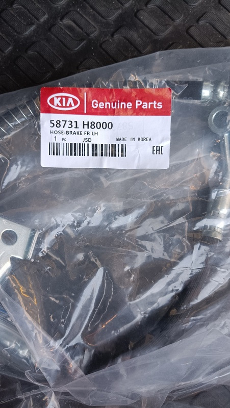 Тормозные шланги передние — замена. — KIA Rio X-Line, 1,6 л, 2018 года ...