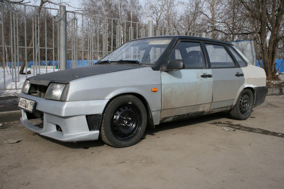 переобулся на лето) — Lada 21099, 1,5 л, 1999 года | колёсные диски ...