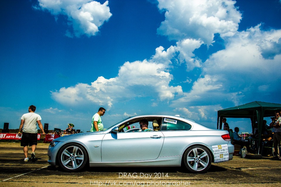Drag Day 2014 Тирасполь +jb4 +kumho ku36 — BMW 3 series Coupe (E92), 3 ...