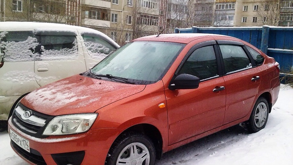 Пробег 15000 — Lada Гранта Лифтбек (1G), 1,6 л, 2014 года | покатушки ...