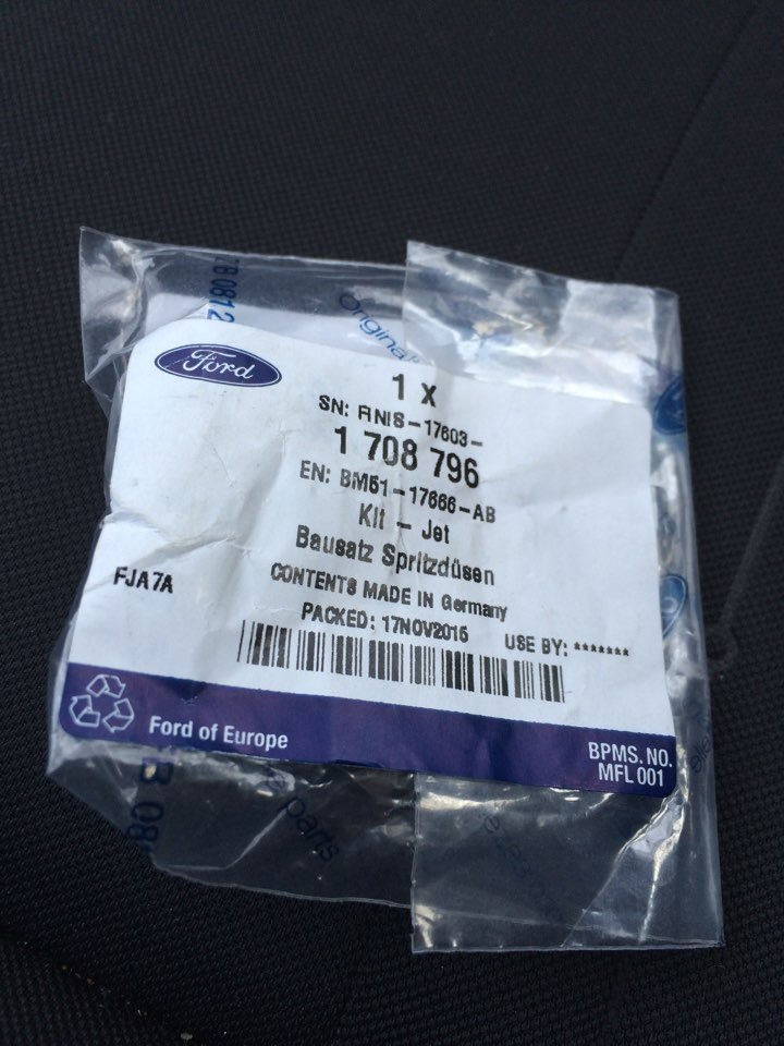 Веерные форсунки на AnFiska — Ford Fiesta Sedan, 1,6 л, 2015 года ...