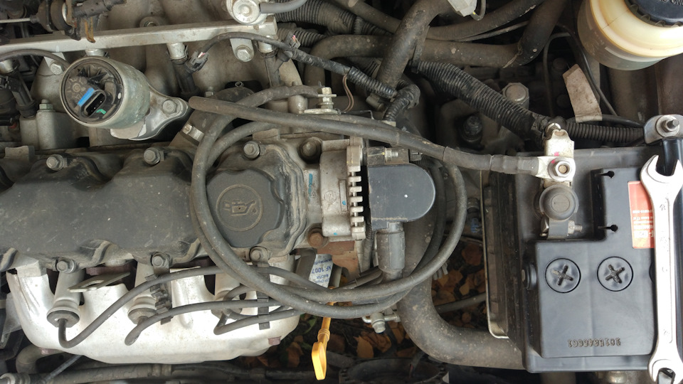 Дополнительная масса на двигатель — ЗАЗ Chance, 1,5 л, 2011 года ...