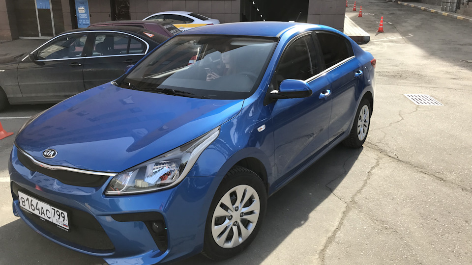 KIA Rio (4G) 1.6 бензиновый 2017 | “Imperial Blue” на DRIVE2