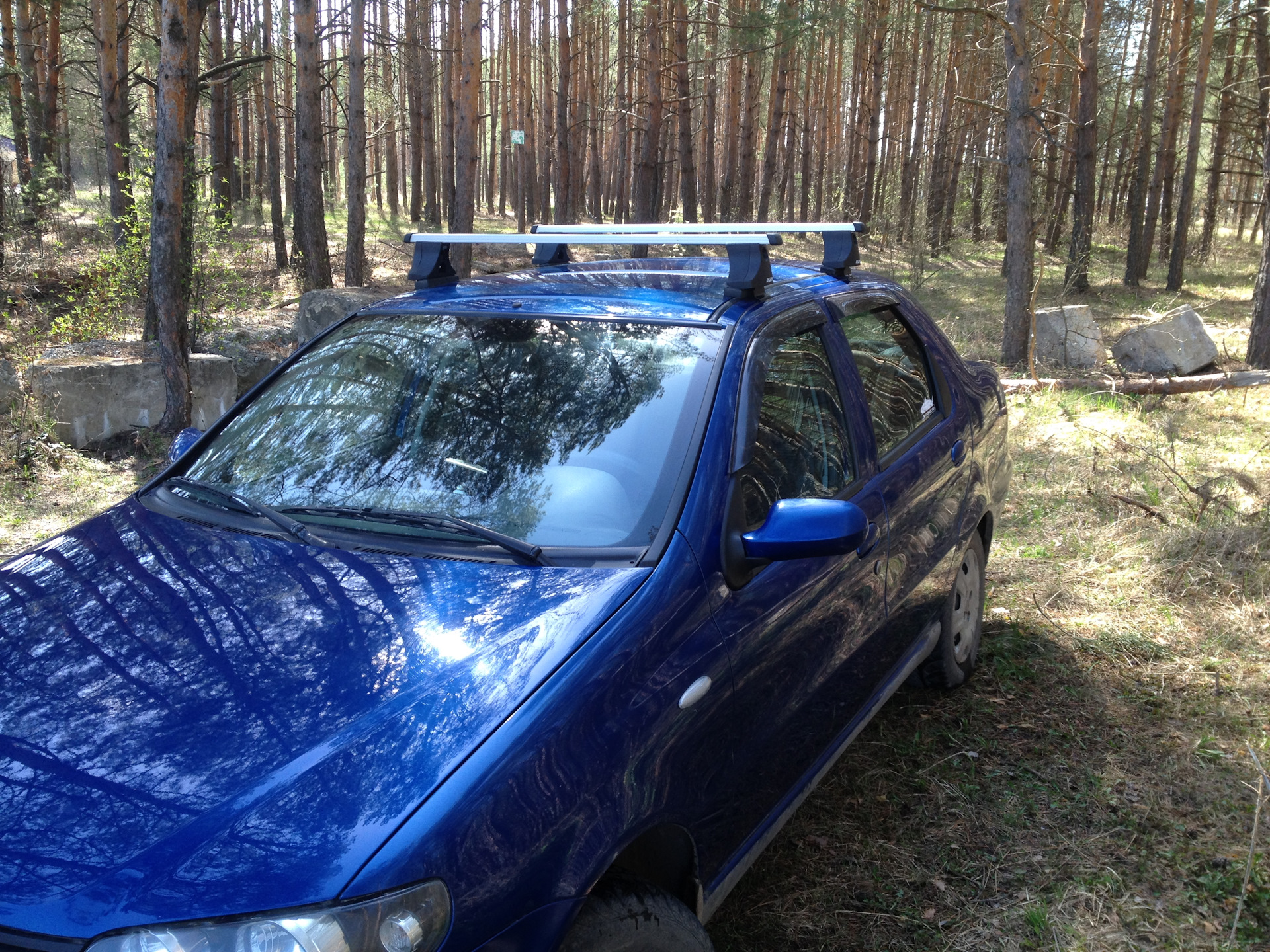Купил и установил багажник Атлант — FIAT Albea, 1,4 л, 2011 года ...