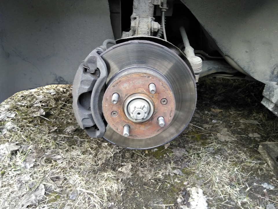Тормоза version 2.0 — Hyundai Accent (2G), 1,5 л, 2007 года | своими ...