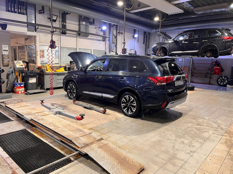 ТО-45 и краткий отчет о владении — Mitsubishi Outlander (3G), 2 л, 2021 ...