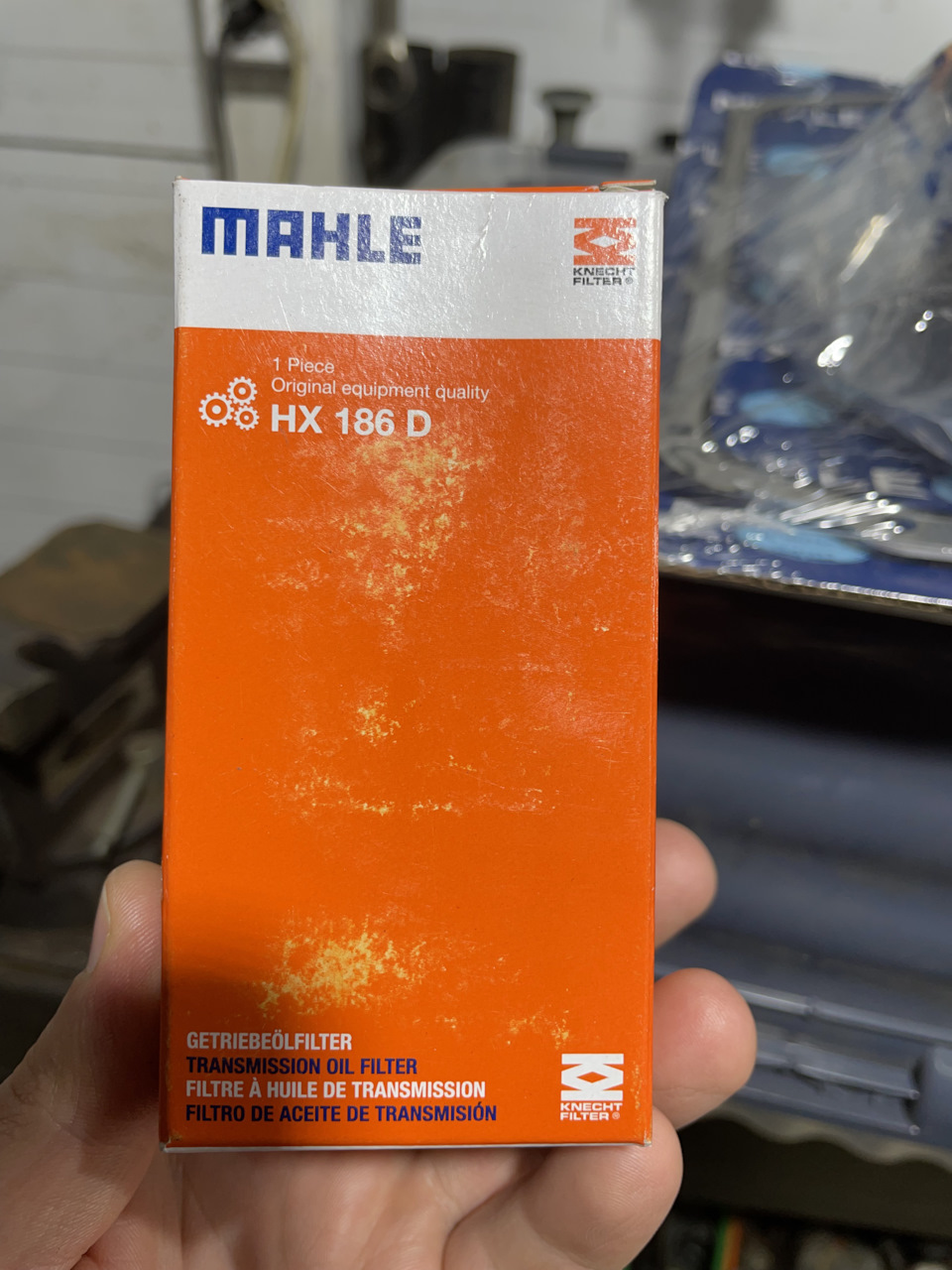 HX186D Гидрофильтр, автоматическая коробка передач MAHLE KNECHT ...