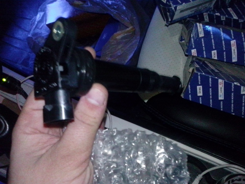 Поменял катушки зажигания и свечи — Hyundai Sonata IV (EF), 2 л, 2004 ...