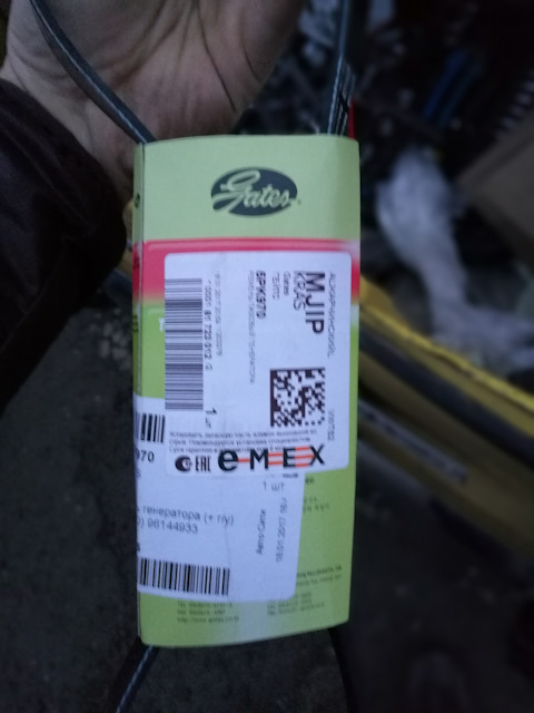 96144933 ПОЛИКЛИНОВЫЙ РЕМЕНЬ 5 PK 970 GM | Запчасти на DRIVE2