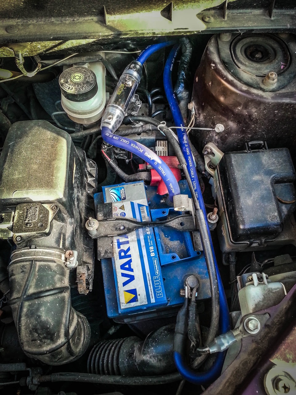 Протяжка силового кабеля MD. Lab 0ga OFC — Scion xB I, 1,5 л, 2005 года | автозвук | DRIVE2