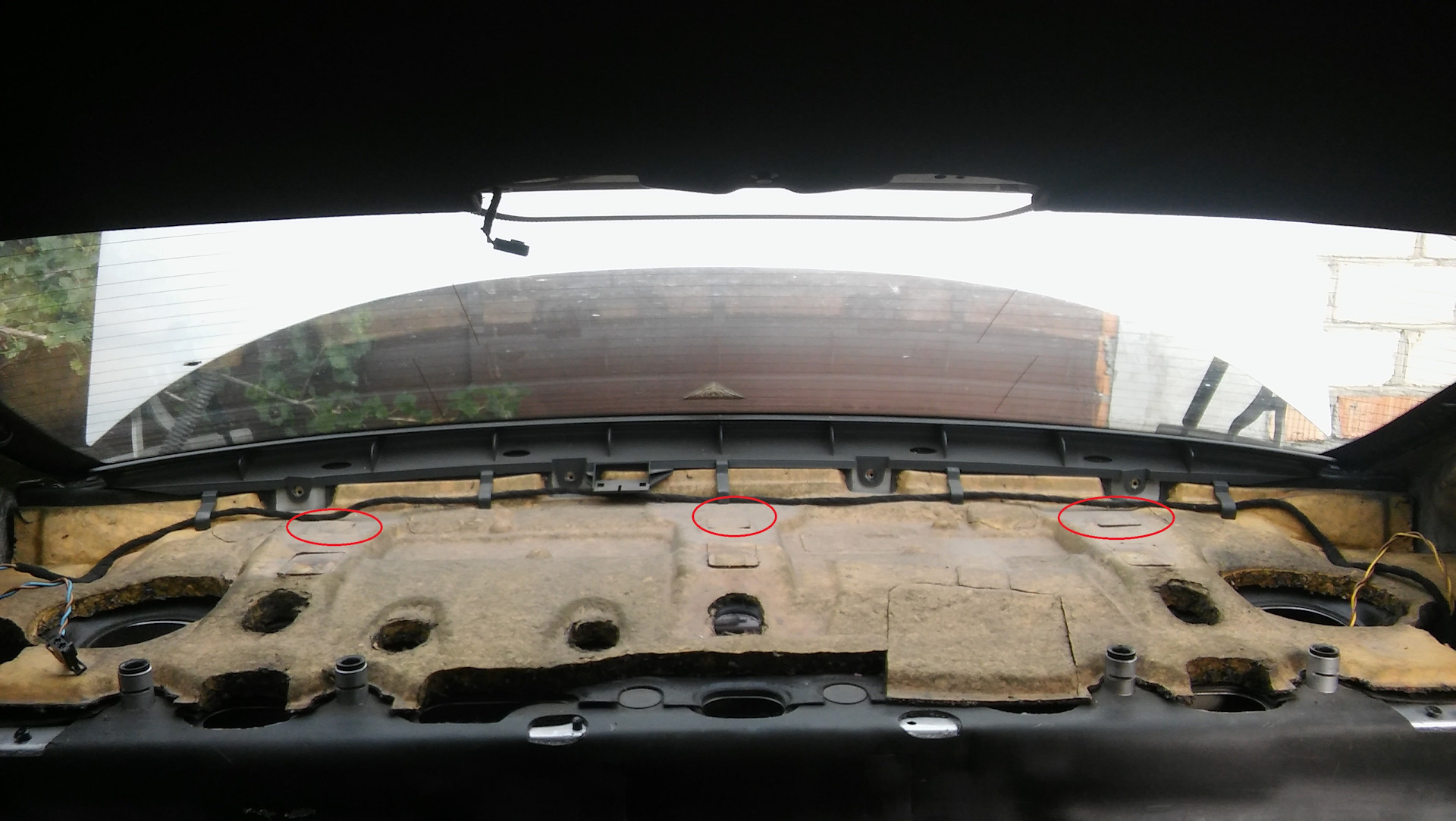 Дооснащение задней электрошторой — BMW 3 series (E46), 2 л, 1999 года ...