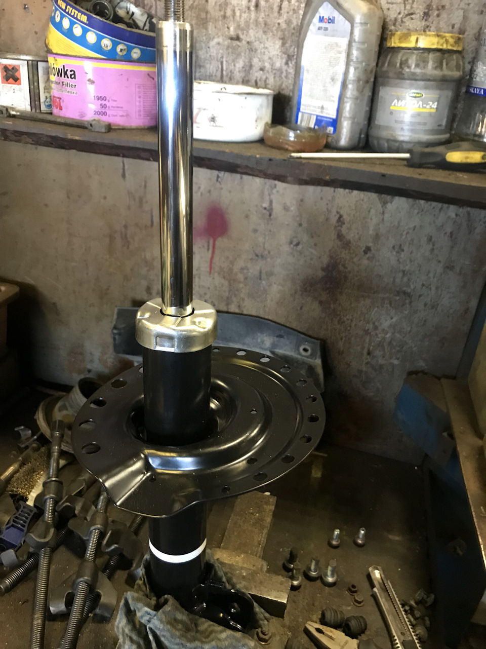 Переборка подвески часть2 — Mitsubishi Outlander (3G), 2,4 л, 2012 года ...