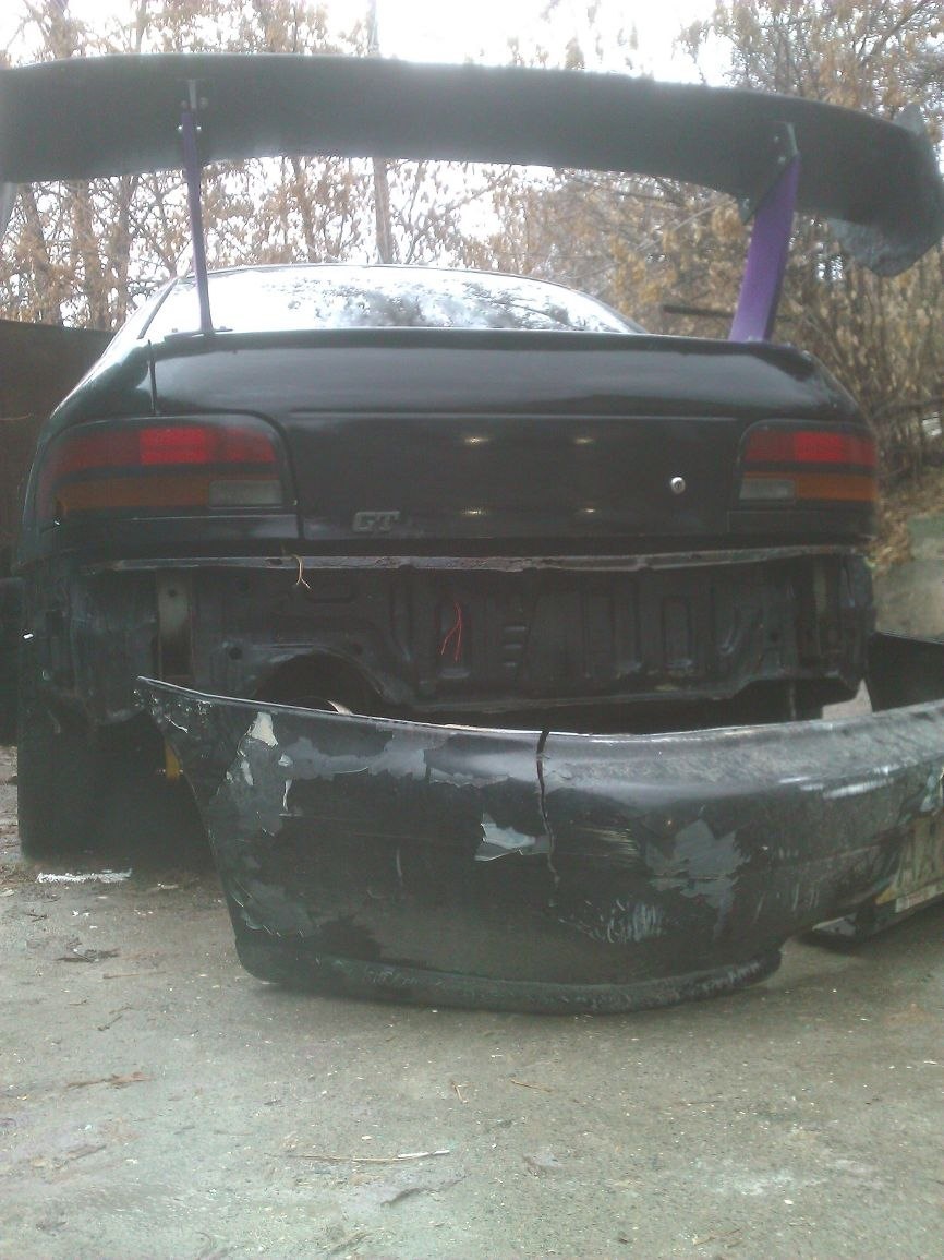 задний бампер — Subaru Impreza (GC/GF), 2 л, 1998 года | кузовной ...