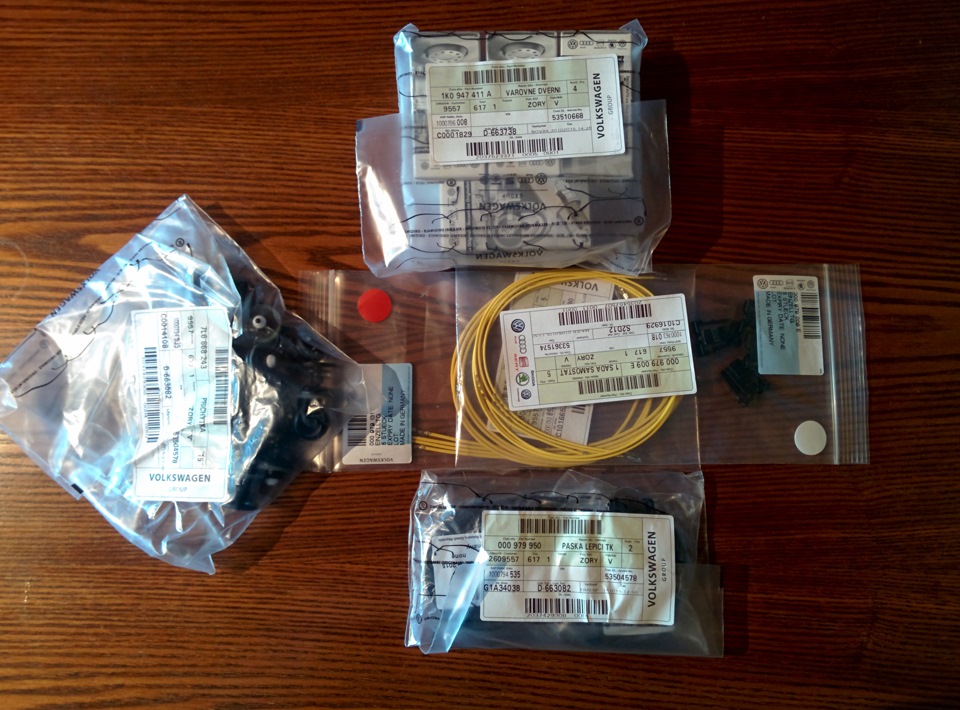 Установка штатной подсветки в дверях — Volkswagen Passat Variant (B7 ...