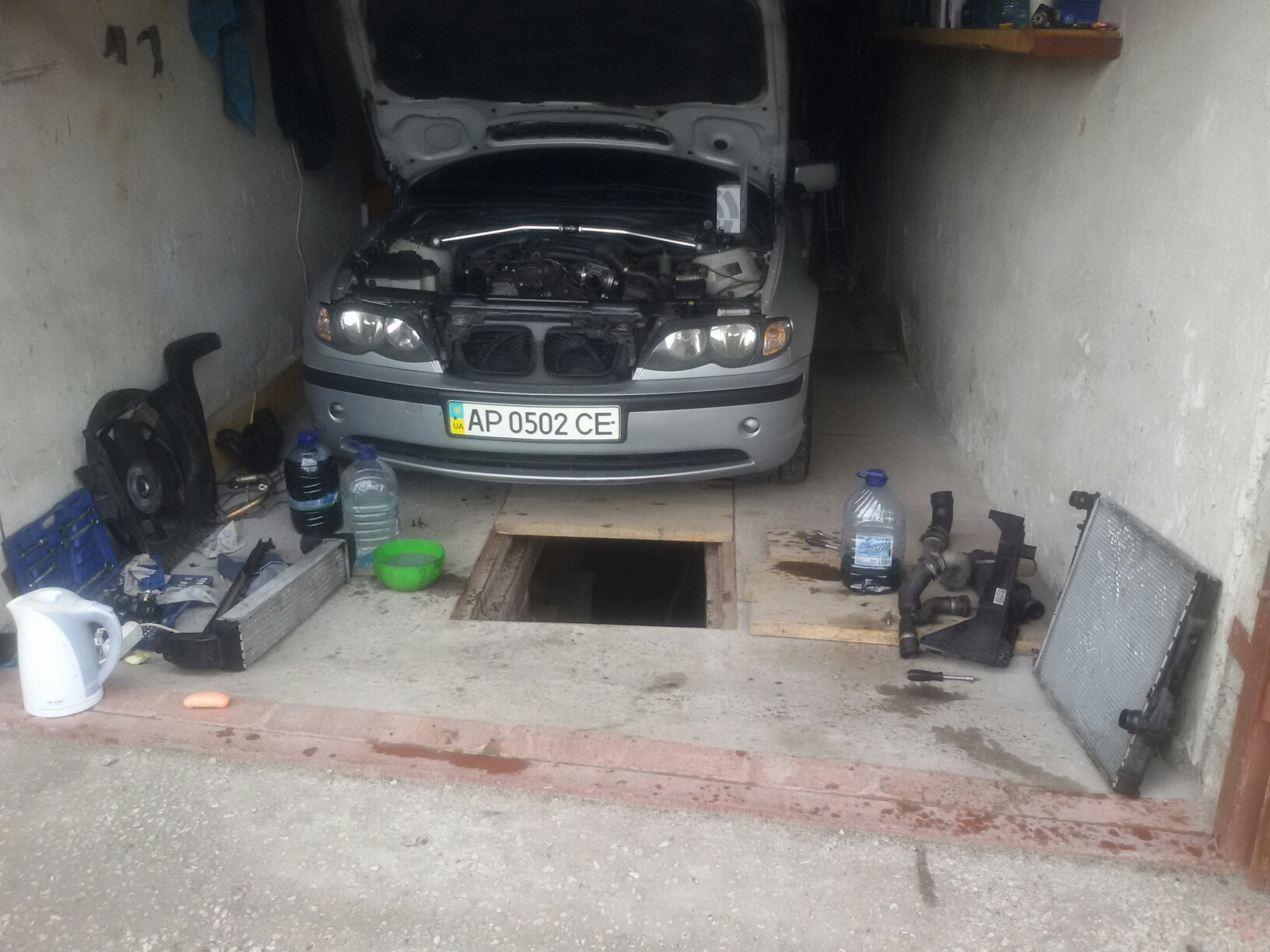 Термостат 11512354056 — BMW 3 series Touring (E46), 2,9 л, 2002 года ...