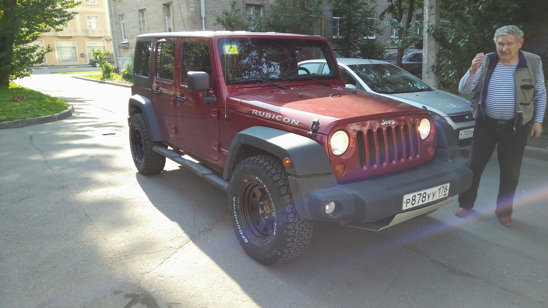 Обновили колеса к летнему сезону — Jeep Wrangler (JK), 3,6 л, 2012 года | шины | DRIVE2
