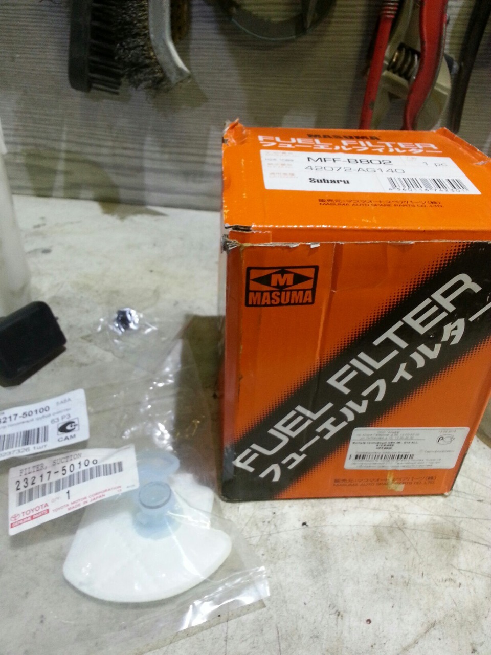 Замена топливного фильтра и чистка дросселя — Subaru Impreza (GE/GH), 2 ...
