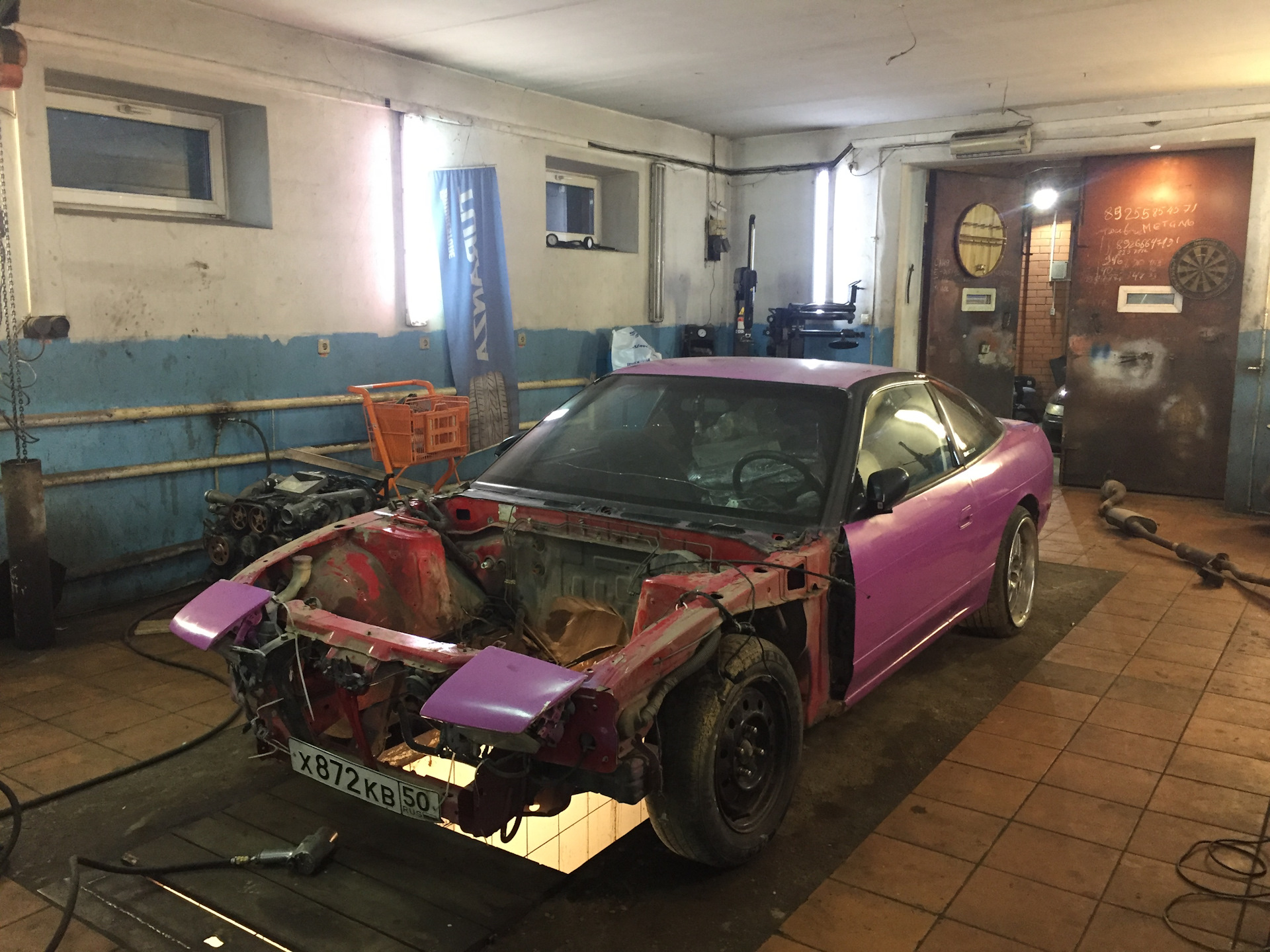 Свапу быть — Nissan 240SX Chuki (S13), 2,4 л, 1990 года | своими руками ...