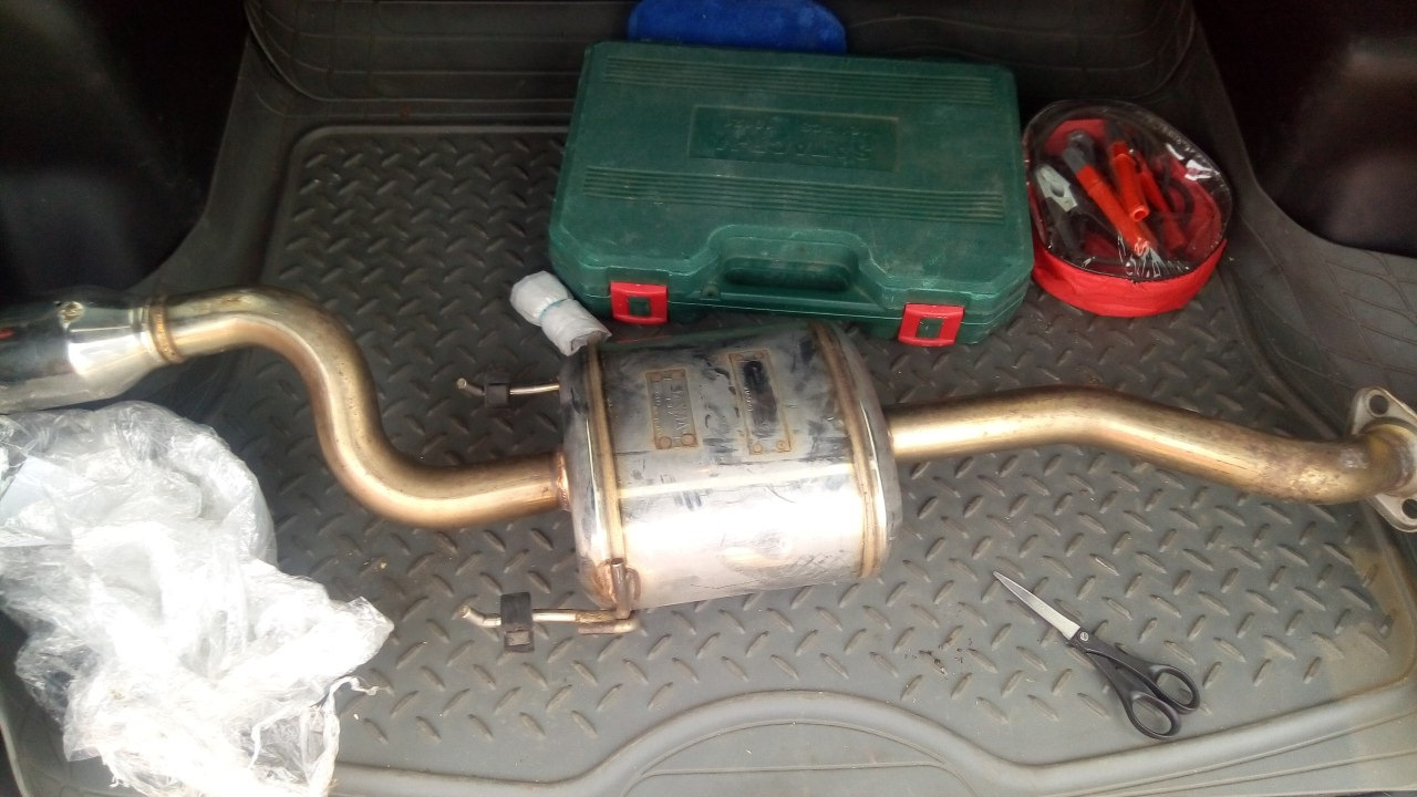 Выхлоп Mugen — Honda Airwave, 1,5 л, 2005 года | тюнинг | DRIVE2