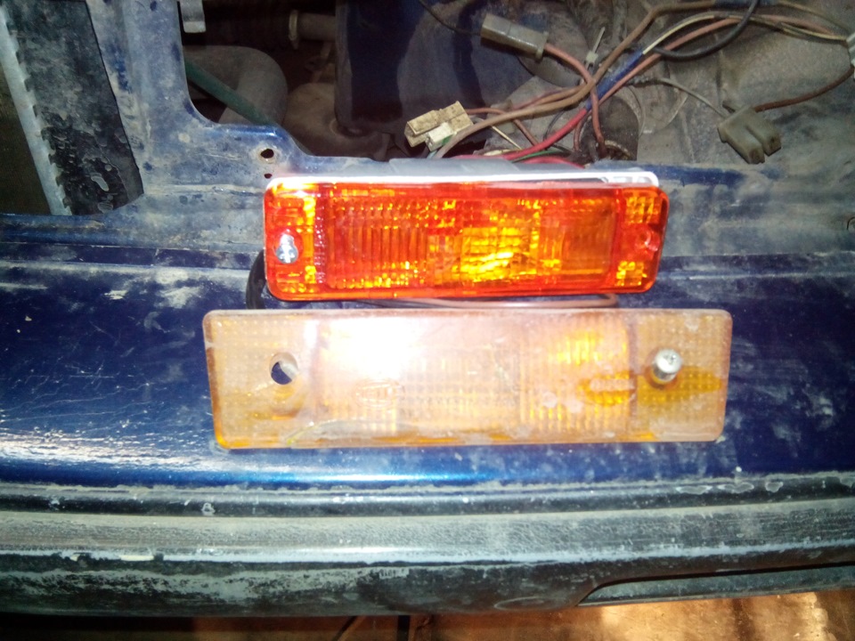 Дела света 2. Поворотники в бампер. — Volkswagen Passat Variant (B2), 1 ...