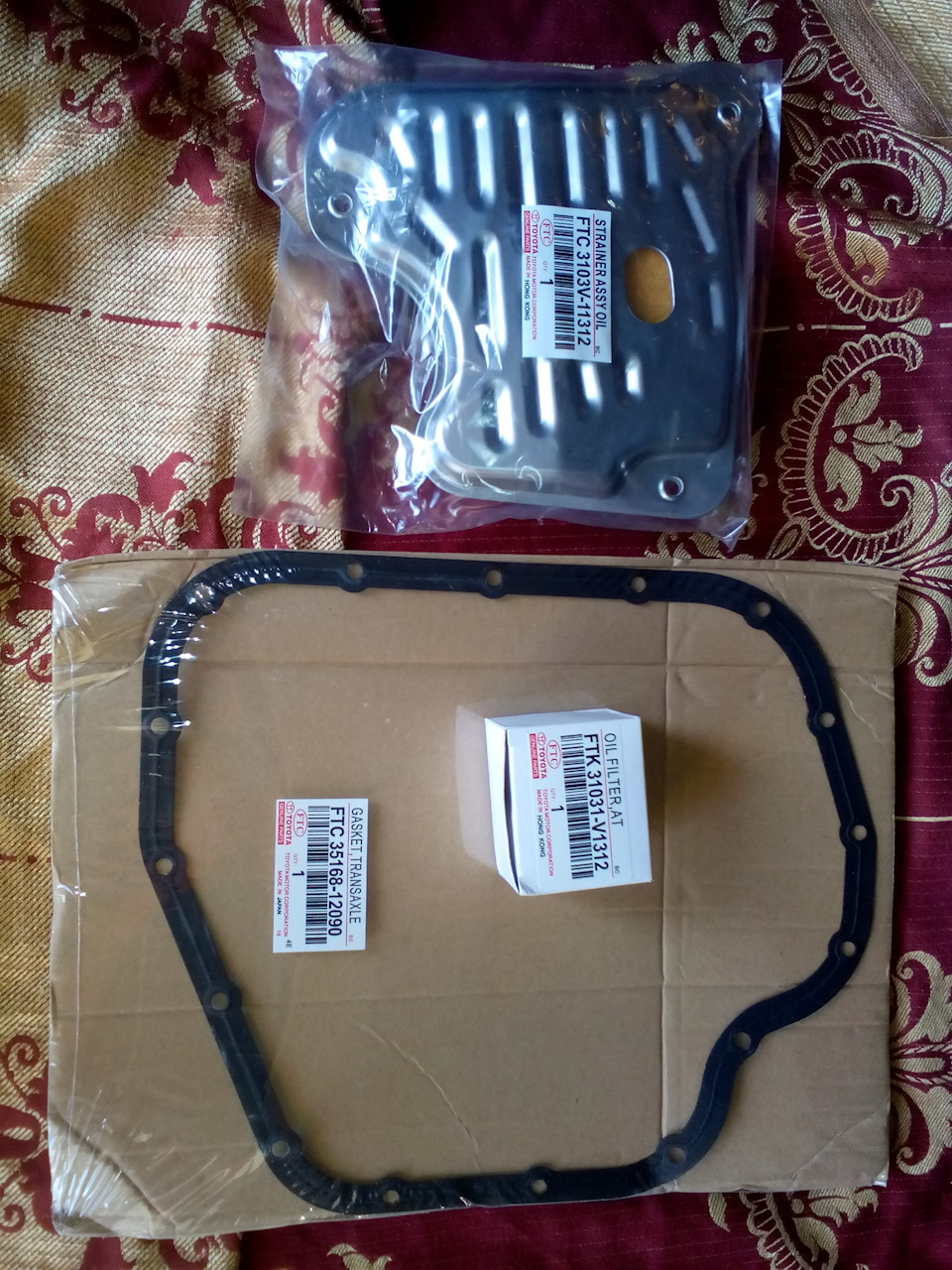 Расходники оригинал. — Toyota E 140, 1,5 л, 2007 года | запчасти | DRIVE2