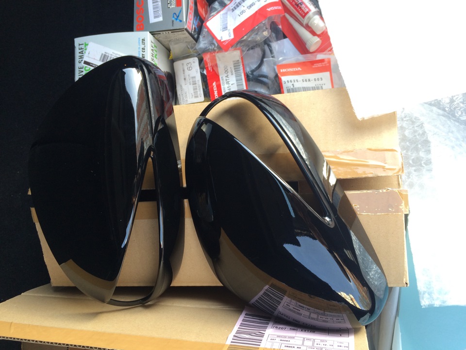 Накладки на зеркала — Honda Civic Type R (3G), 2 л, 2008 года ...