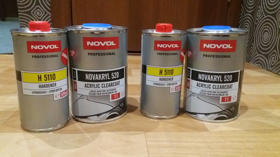 Novol novakryl 520 vhs — Mazda MX-3, 1,6 л, 1994 года | кузовной ремонт | DRIVE2