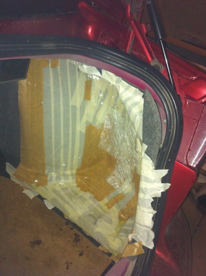 стелс в багажник) — Mitsubishi Lancer X, 1,5 л, 2008 года | автозвук ...