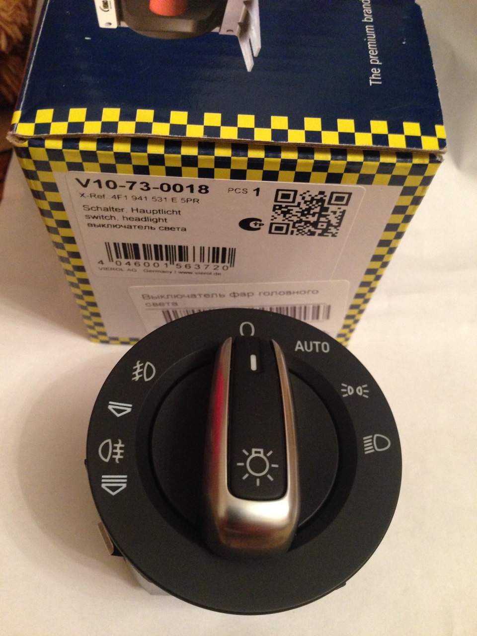 4F1941531E переключатель света фар Audi Q7 VAG | Запчасти на DRIVE2