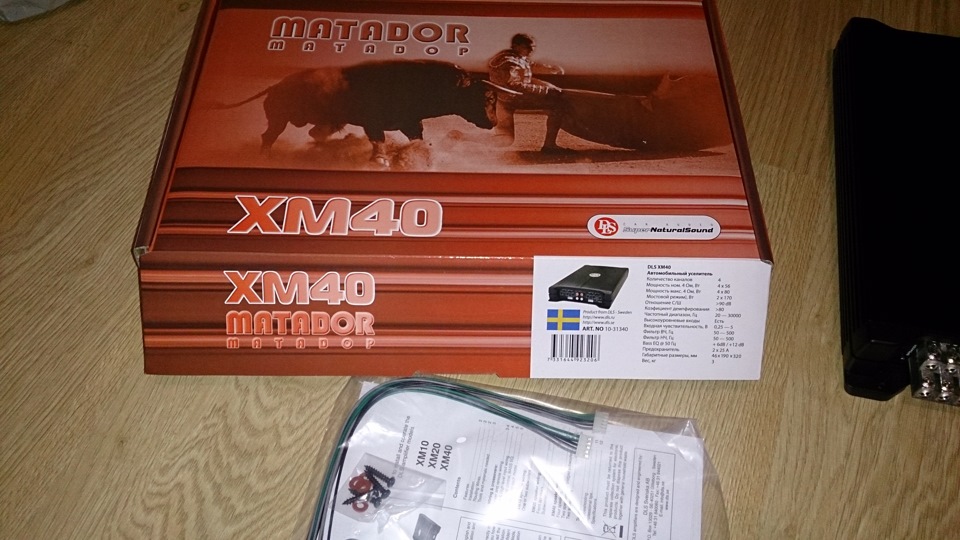 Усилитель DLS XM40 — Bogdan 21104, 1,6 л, 2010 года | автозвук | DRIVE2