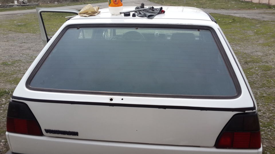 Fail с Gti Boot Decal и расходники. — Volkswagen Golf Mk2, 1,8 л, 1986 ...