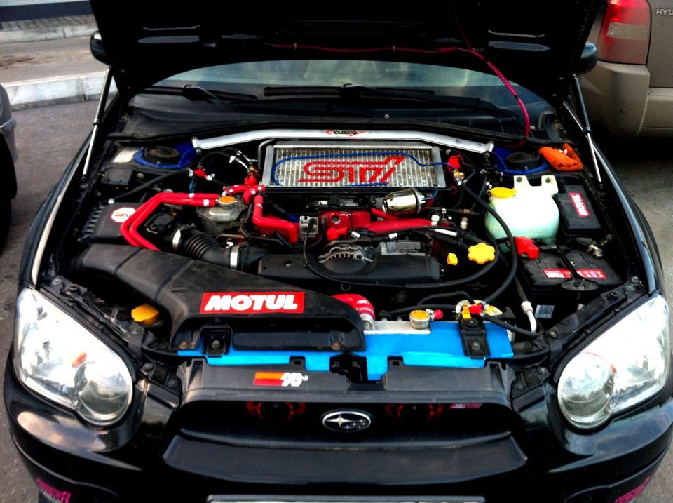 K&N и Samco — Subaru Impreza WRX STI (GD), 2 л, 2004 года | тюнинг | DRIVE2