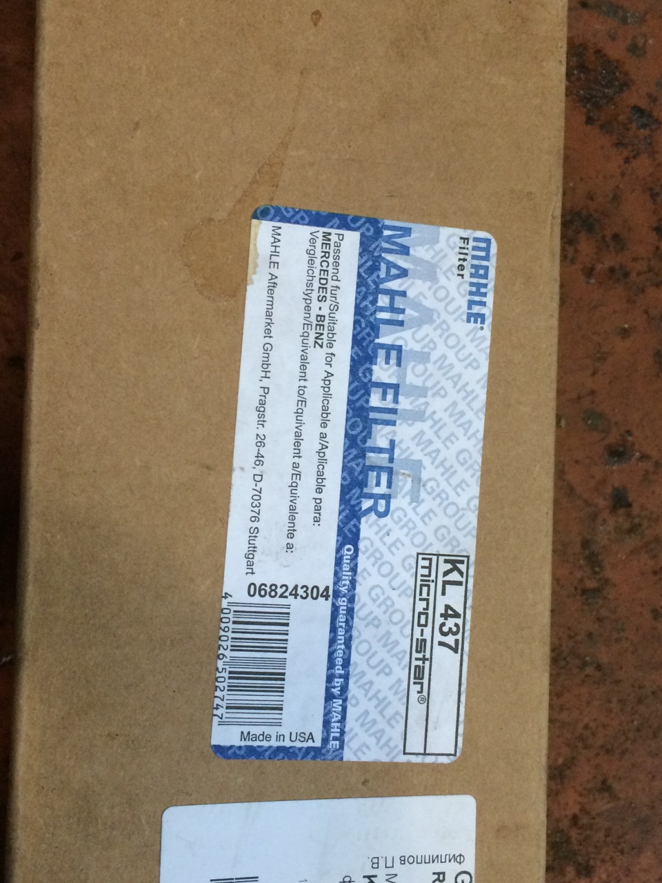 Поменял топливный фильтр. — Mercedes-Benz M-Class (W163), 3,2 л, 1998 ...