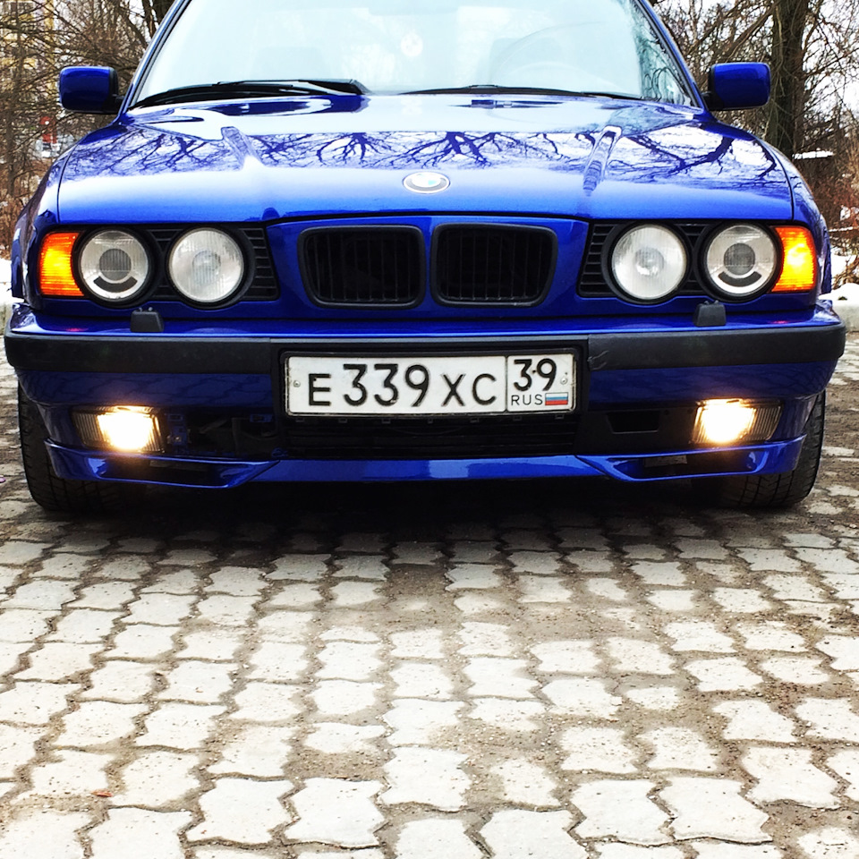 Новые бампера — BMW 5 series (E34), 2 л, 1995 года | стайлинг | DRIVE2