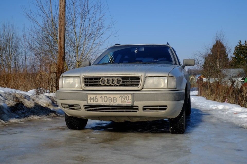 весна пришла — Audi 80 B4 2 л 1994 года наблюдение Drive2
