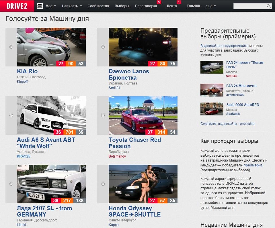 Выборы! — 21.09.2012 — Lada 2107, 1,7 л, 2009 года | просто так | DRIVE2