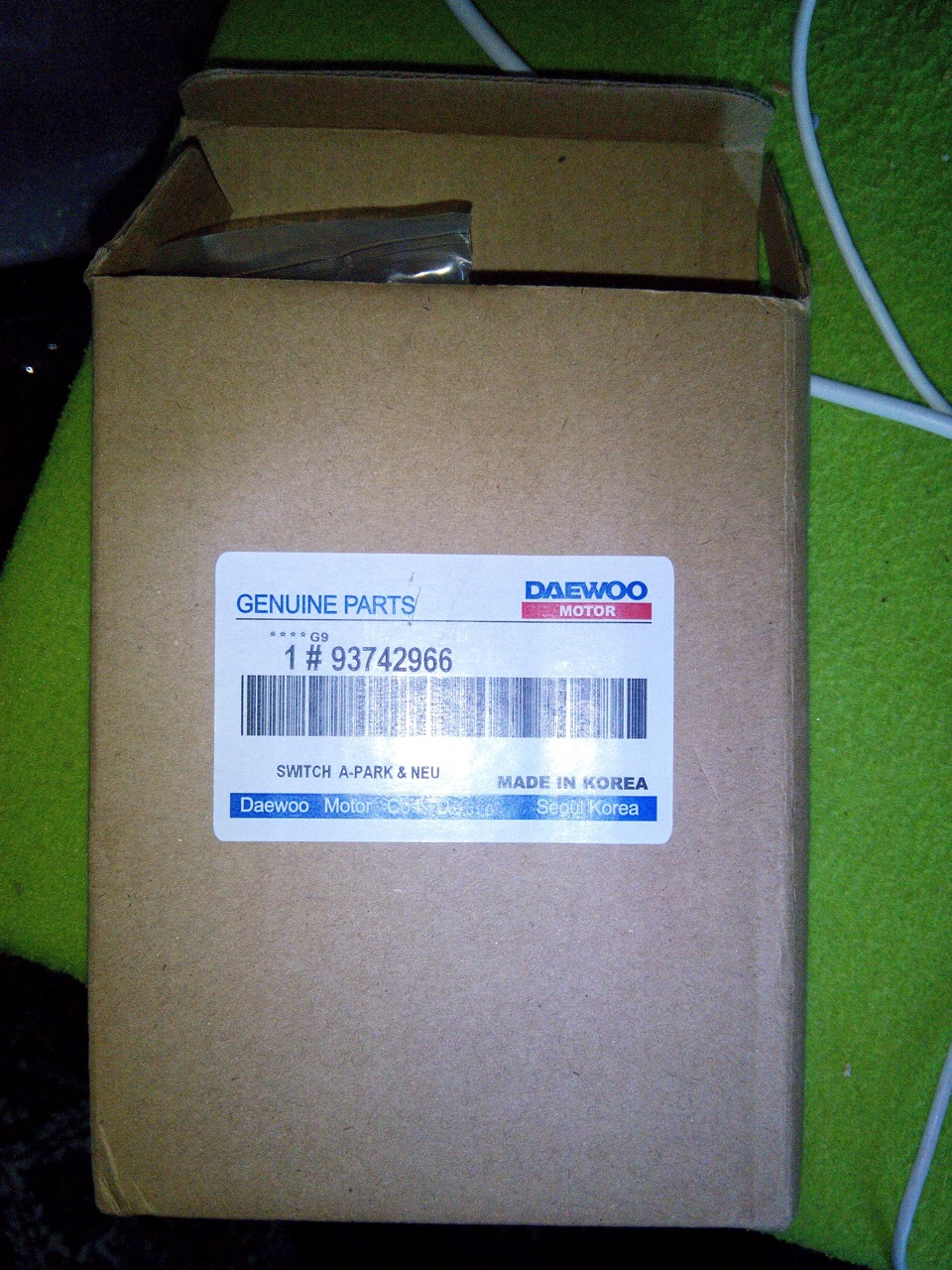 93742966 Переключатель нейтральной передачи АКПП / Chevrolet 03~ GM ...
