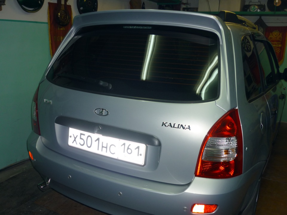 Спойлер — Lada Калина универсал, 1,6 л, 2011 года | тюнинг | DRIVE2