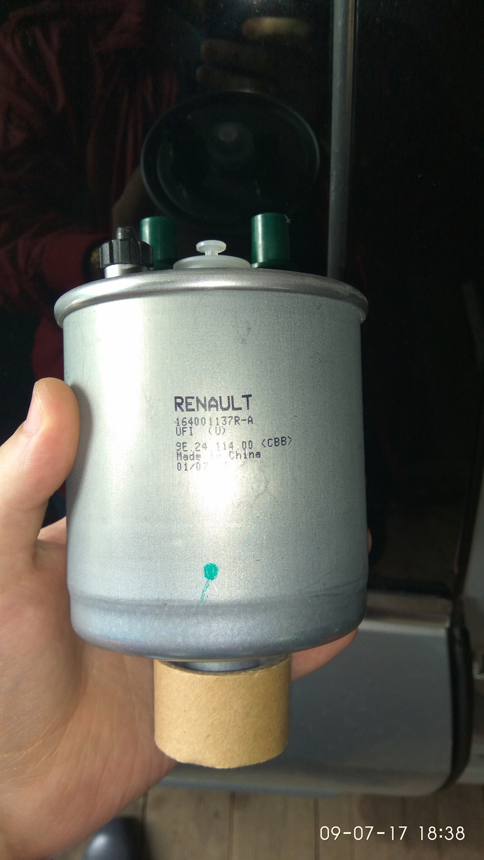 164001137R Фильтр топливный RENAULT | Запчасти на DRIVE2