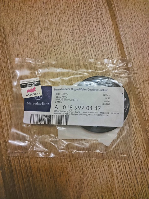 A0189970447 Кольцо уплотнительное акпп Mercedes | Запчасти на DRIVE2