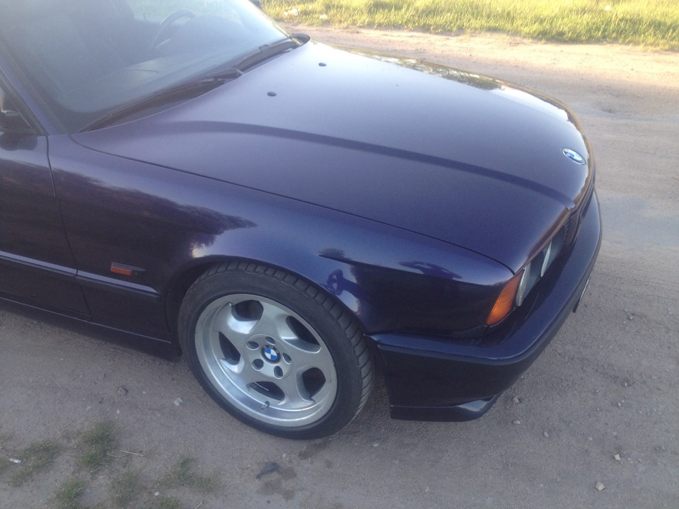 21 style on the E34 Touring — BMW 5 series Touring (E34), 2 л, 1996 ...