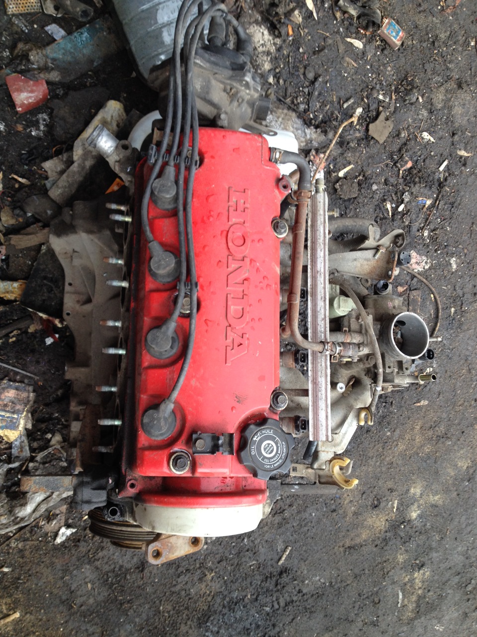 Замена двигателя D14A4 на D16A — Honda Civic Hatchback (6G), 1,6 л ...