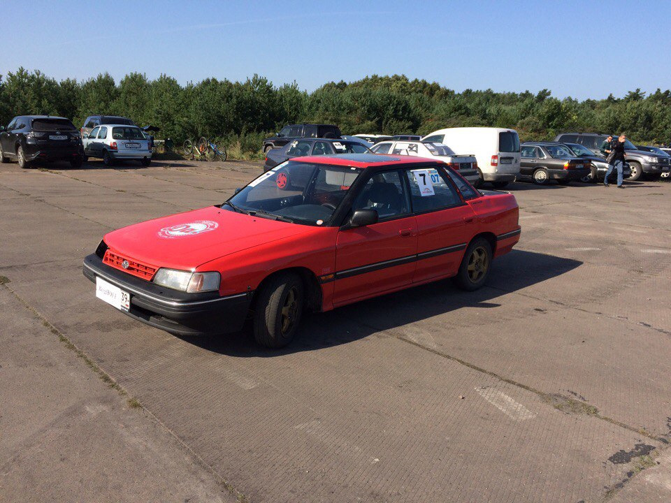 Короткое видео финального заезда — Subaru Legacy (BC/BJ/BF), 2,5 л ...