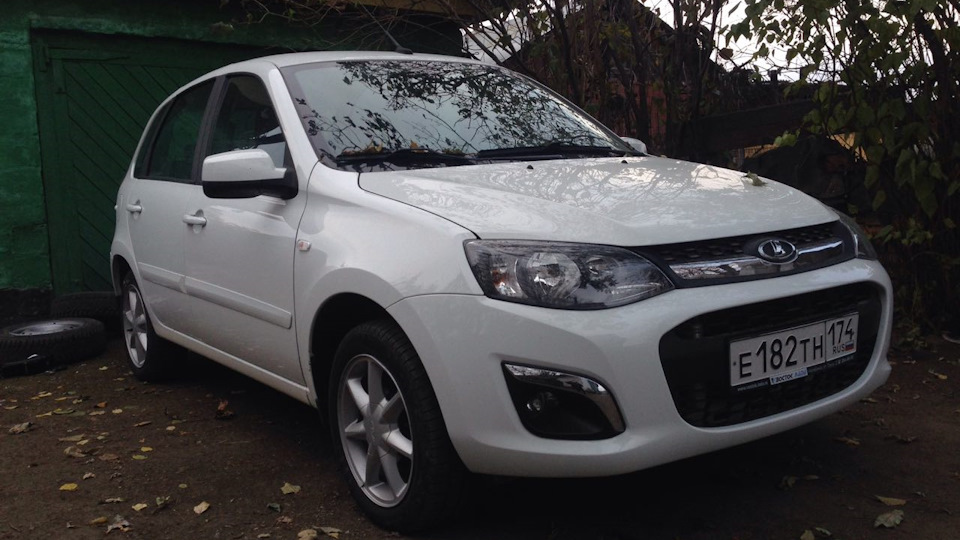 Первое знакомство + завис штатный навигатор — Lada Калина Хэтчбек (2G ...