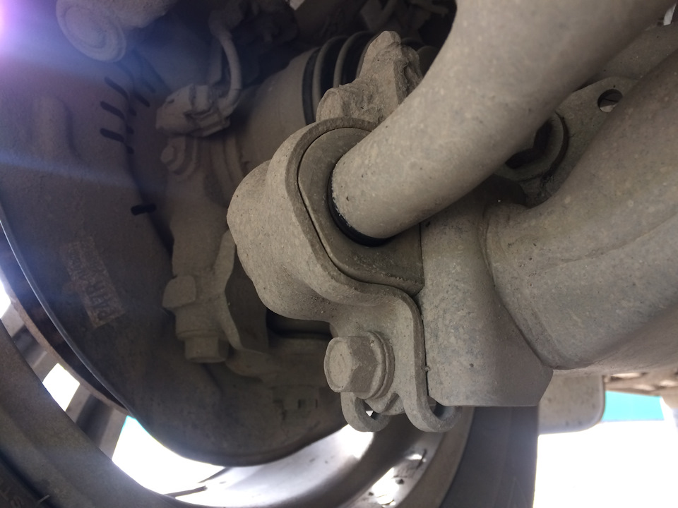 Замена передних втулок стабилизатора KDSS — Toyota Land Cruiser Prado ...