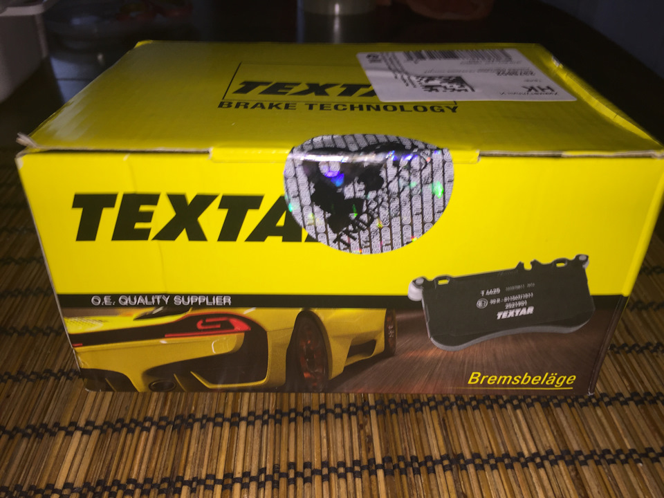 Колодки Textar подделка или оригинал? — Toyota Avensis II, 1,8 л, 2008 года | запчасти | DRIVE2
