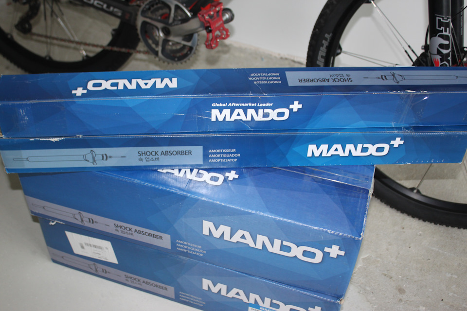 27.04.2017 (амортизаторы MANDO+) — Hyundai Getz, 1,4 л, 2007 года ...